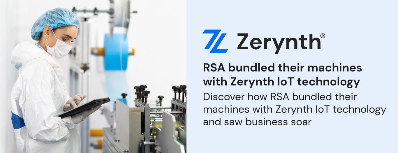 RSA bundled their machines with Zerynth IoT technology | Case Study