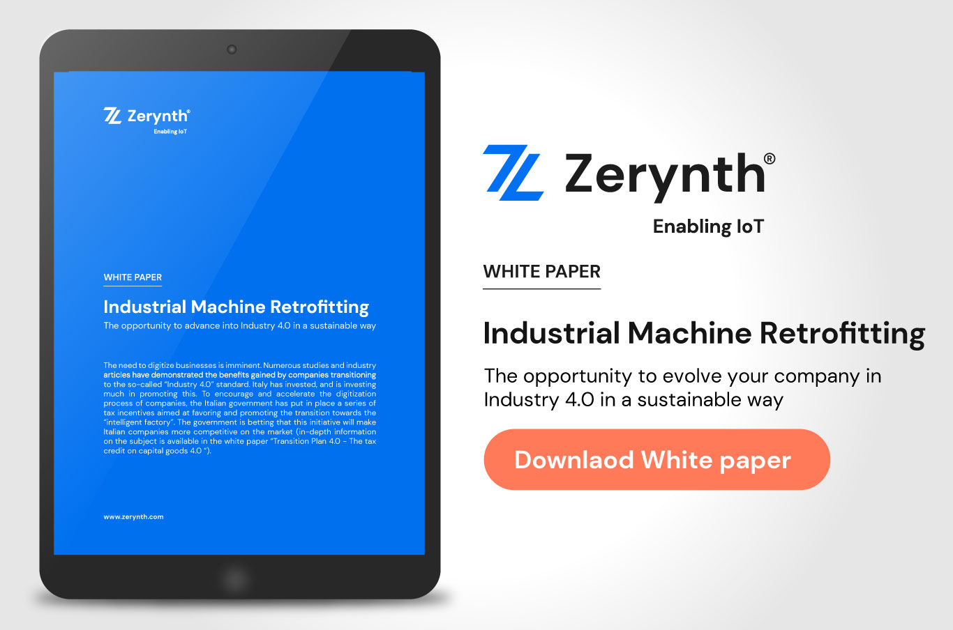 Retrofit of industrial machines | White Paper | Zerynth